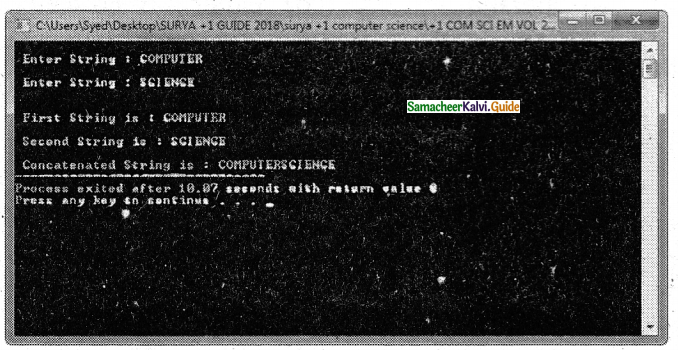 Samacheer Kalvi 11th Computer Science Guide Chapter 15 Polymorphism ...